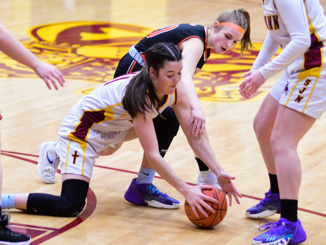 Neumann girls win first state tournament game since 2014 and overpower ...